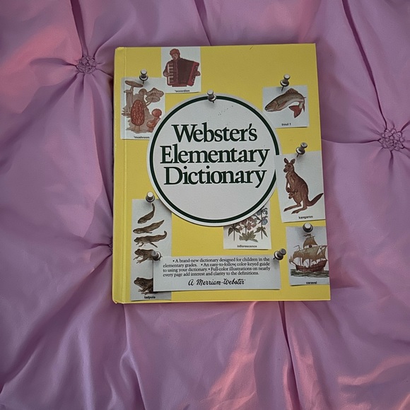 Other | Vintage 1986 Webster Elementary Dictionary | Poshmark